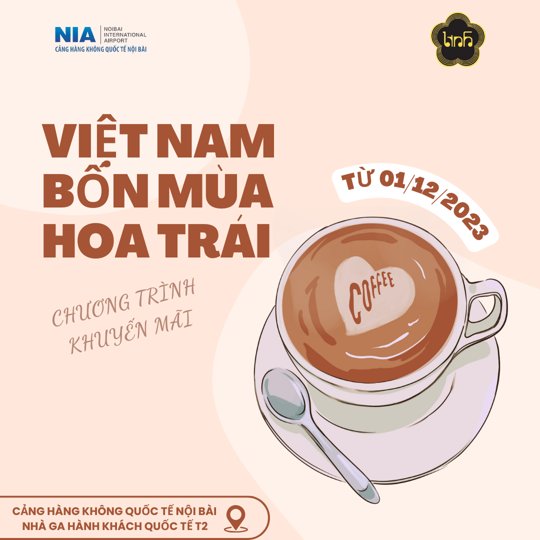 CẢNG HÀNG KHÔNG QUỐC TẾ NỘI BÀI | THÔNG BÁO CHƯƠNG TRÌNH KHUYẾN MÃI TẠI QUẦY VIỆT NAM BỐN MÙA ...